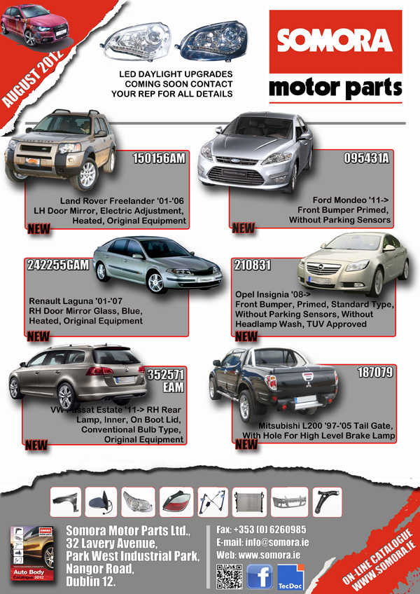 Somora adds new part references - Autotrade.ie