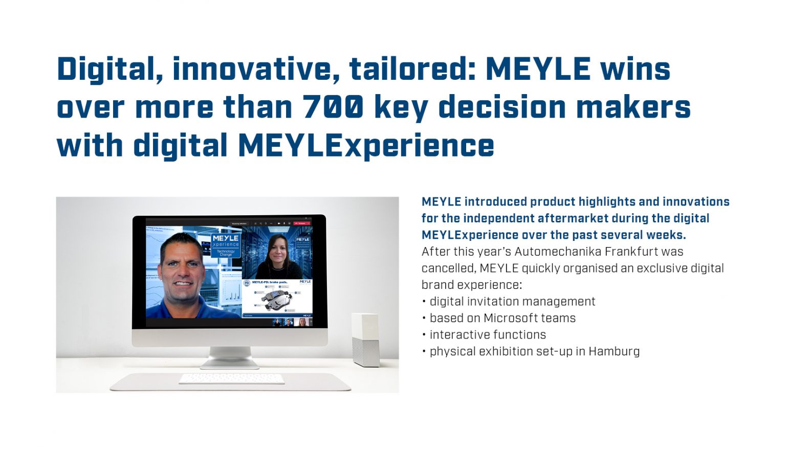 Meyle highlights success of its digital aftermarket experience ...